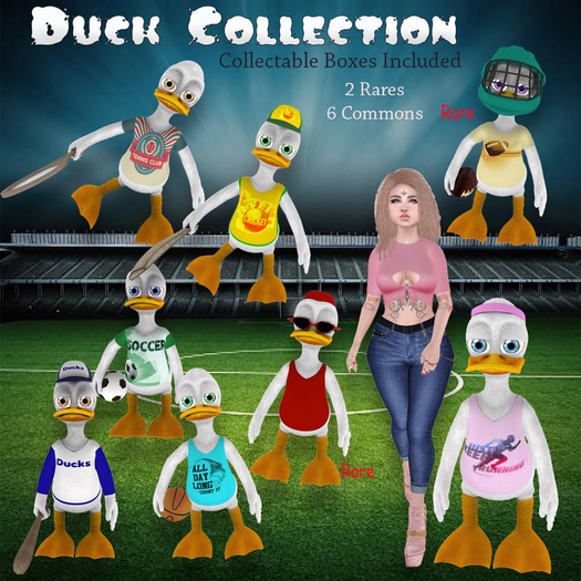Second Life Marketplace - [Boomerang] - Tennis Ducks collection Box